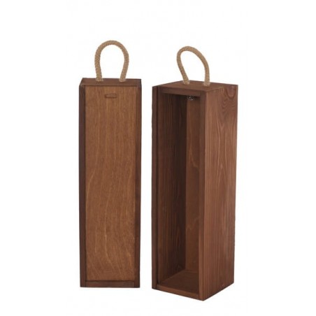 V1 sliding lid 1 bottle box/brown staining