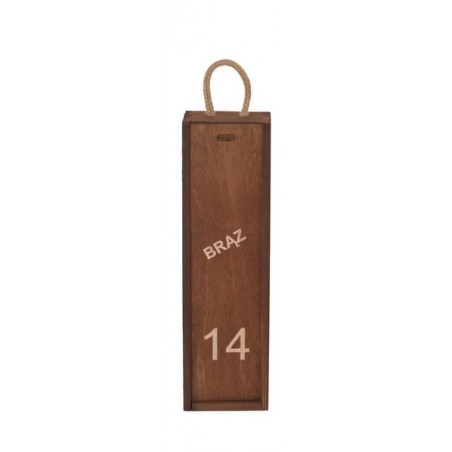 V1 sliding lid 1 bottle box/brown staining